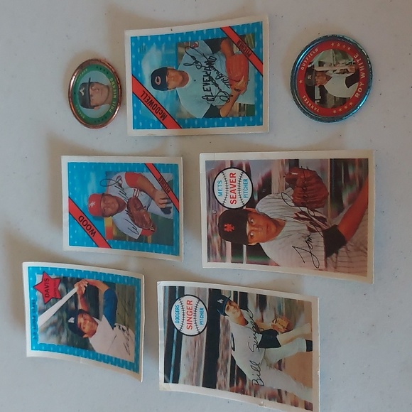 unbranded | Toys | 7 Piece Set Of 97172 3d Baseball Cards Coins | Poshmark